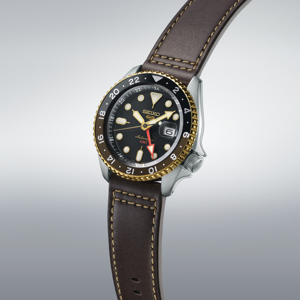 Seiko 5 Sports GMT SSK036K1 “Dark Horse” – Constantine Timepiece Collection
